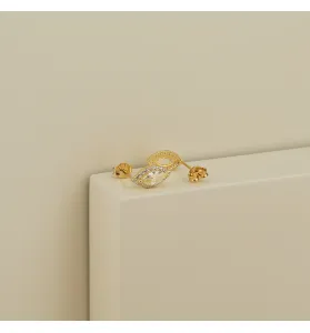 18 karat gold net ring, made in Turkey